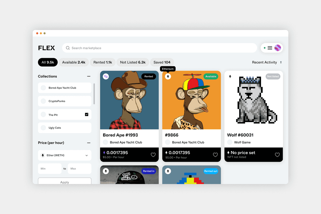 Flex: An NFT rental marketplace for NFTs that can be used in web3 games ...
